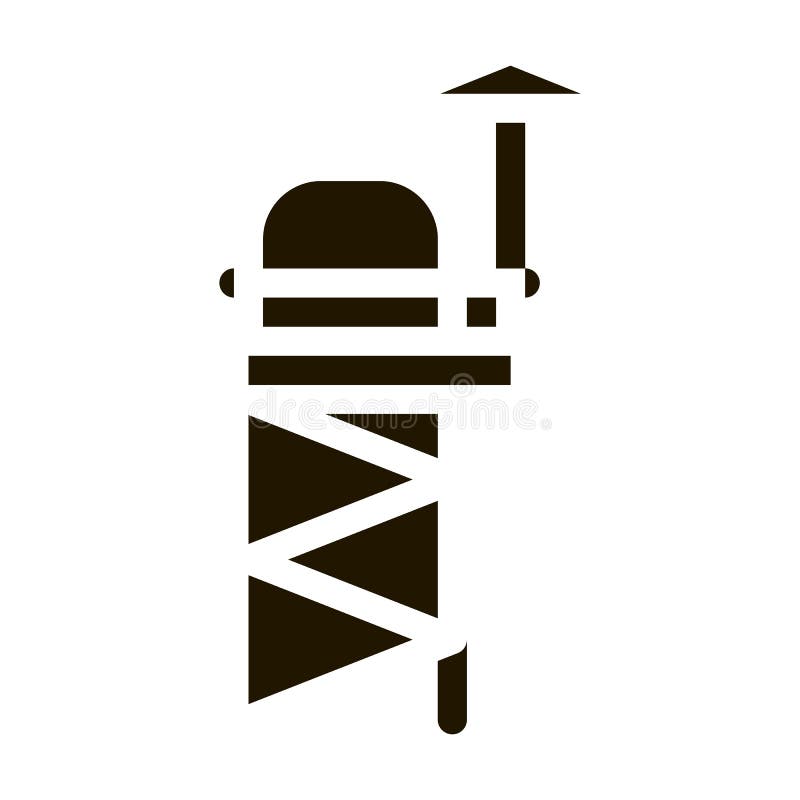 Rescue Tower with All Equipment. Vector Isolated Stock Vector ...