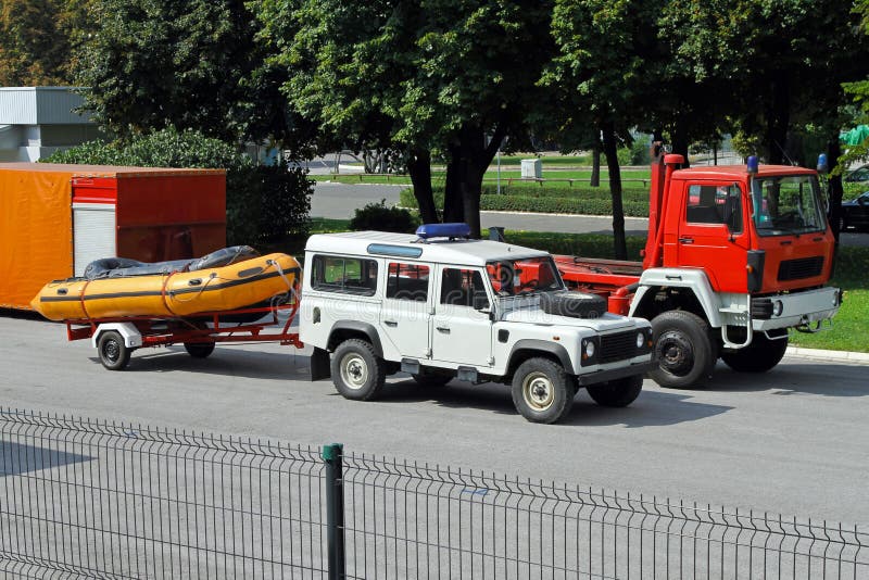 Rescue vehicles stock photo. Image of boat, safe, rescue - 98218422