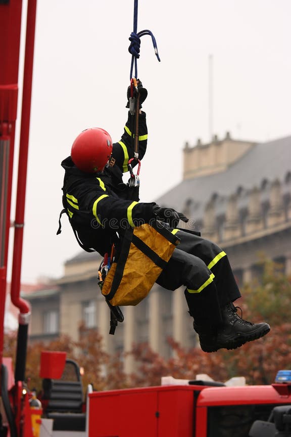 Rescuer stock photo. Image of action, safety, rope, help - 7578646