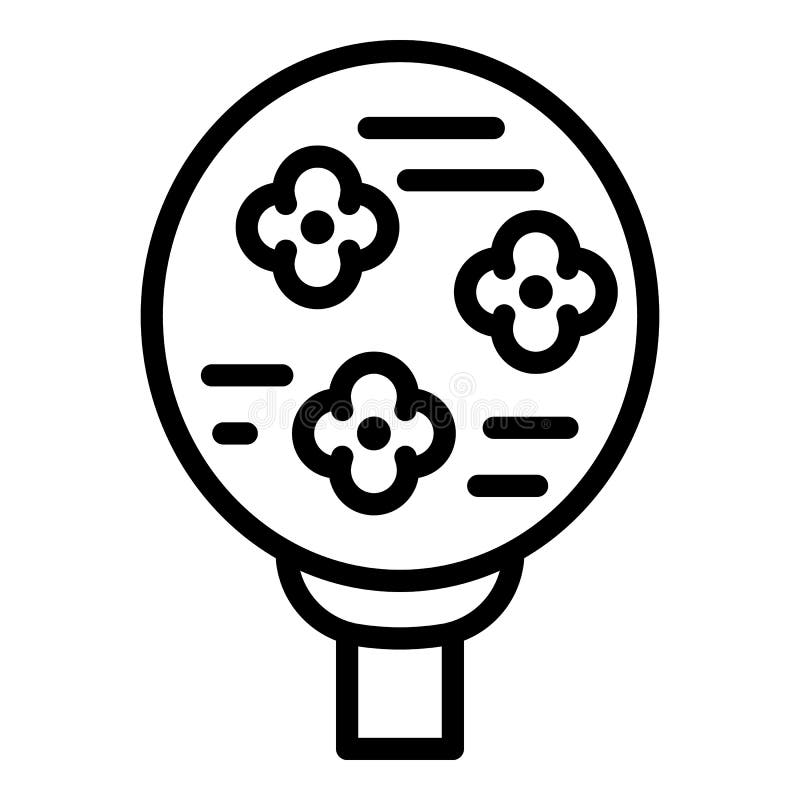 Research Allergy Icon, Outline Style Stock Vector - Illustration of ...