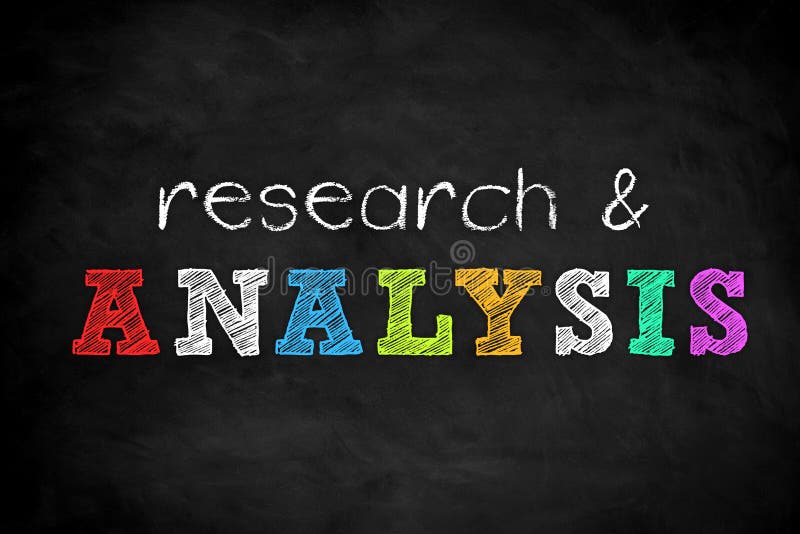 Research and Analysis stock illustration. Illustration of analyze ...