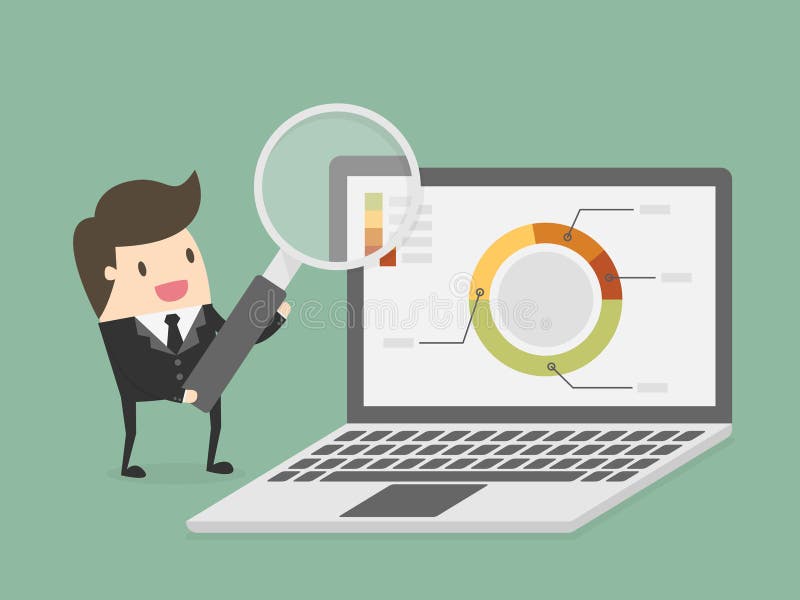 Research and analytics. stock vector. Illustration of project - 70168249