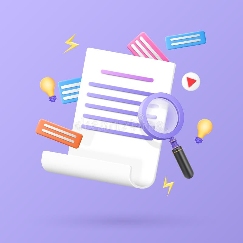 Research Application Elements. Finding Information with Magnifying ...