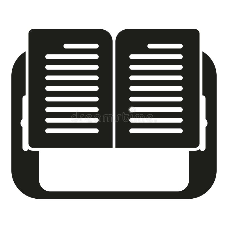 Research Book Icon Simple Vector. Digital Report Stock Vector ...