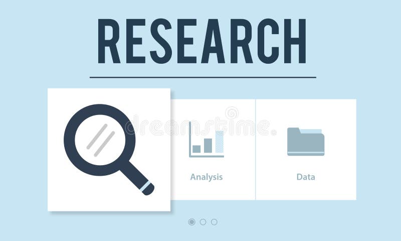 Research Business Analysis Strategy Concept Stock Illustration ...