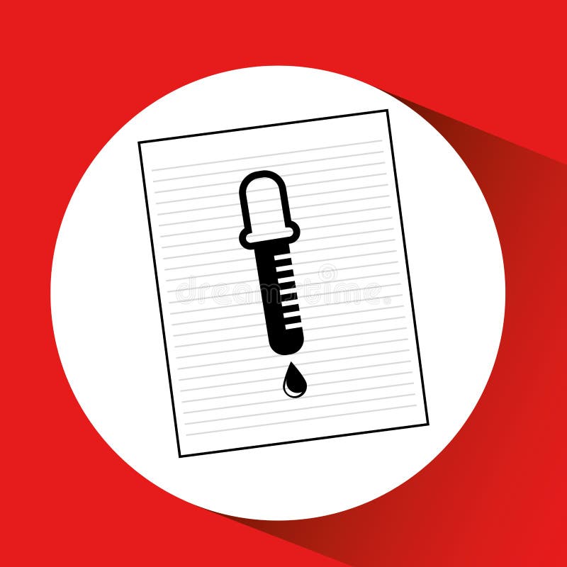 Research Chemical Dropper Drawing Icon Stock Vector - Illustration of ...