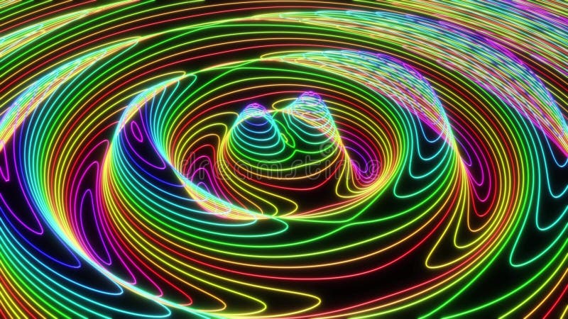 Research Color Curve Lines Cyber Big Data Flow Able To Loop Endless ...