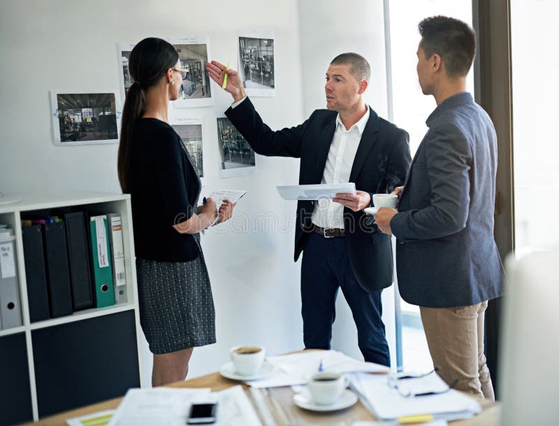 Research, Communication and Business People in Meeting with Interior ...