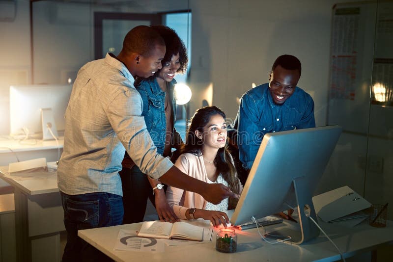 Research, Computer and Help with Business People Office for Planning ...