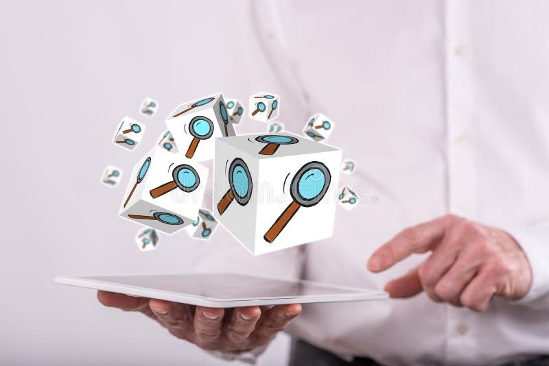 Concept of research stock photo. Image of research, cubes - 158726240