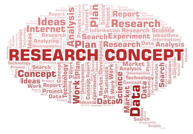 Research Concept Word Cloud. Stock Illustration - Illustration of ...