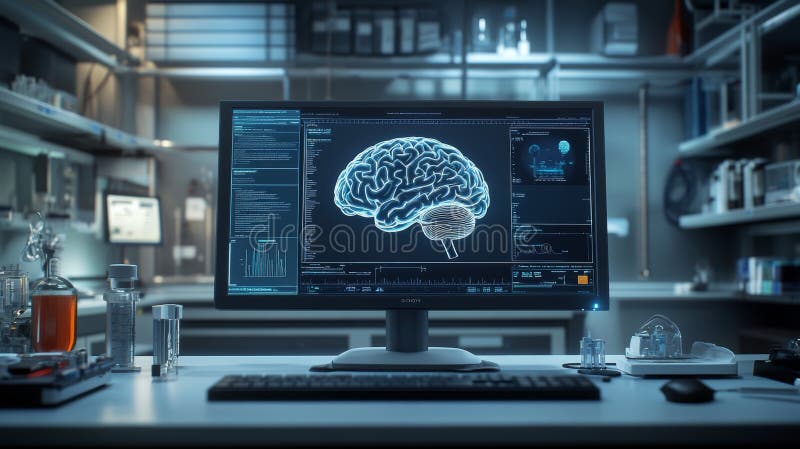 Analyzing Brain Activity Advanced Laboratory Stock Photos - Free ...