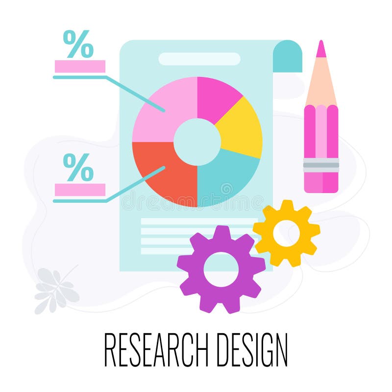 Marketing Research Icon. Flat Vector Illustration on White Background ...