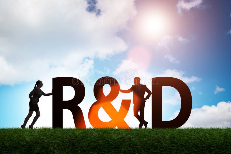 Research and Development Concept with Business People Stock Image ...