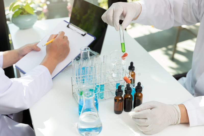 Research and Development Concept, Laboratory Scientist Working at Lab ...