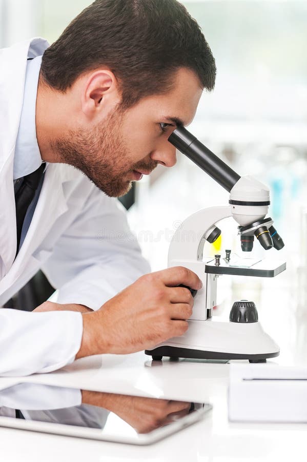 Blank Scientist His Laboratory Stock Photos - Free & Royalty-Free Stock ...
