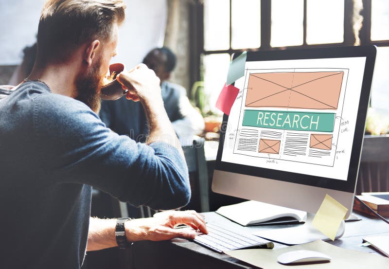 Research Discovery Explanation Information Concept Stock Photo - Image ...