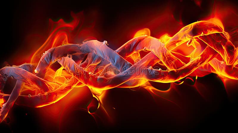 Research dna fire stock illustration. Illustration of flame - 307603124