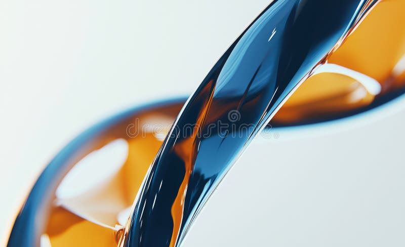 Research on the DNA Genome. Structure of the DNA Molecule. 3D ...