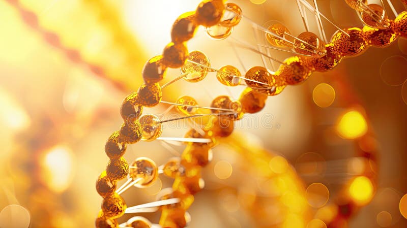 Research dna yellow stock illustration. Illustration of sequence ...