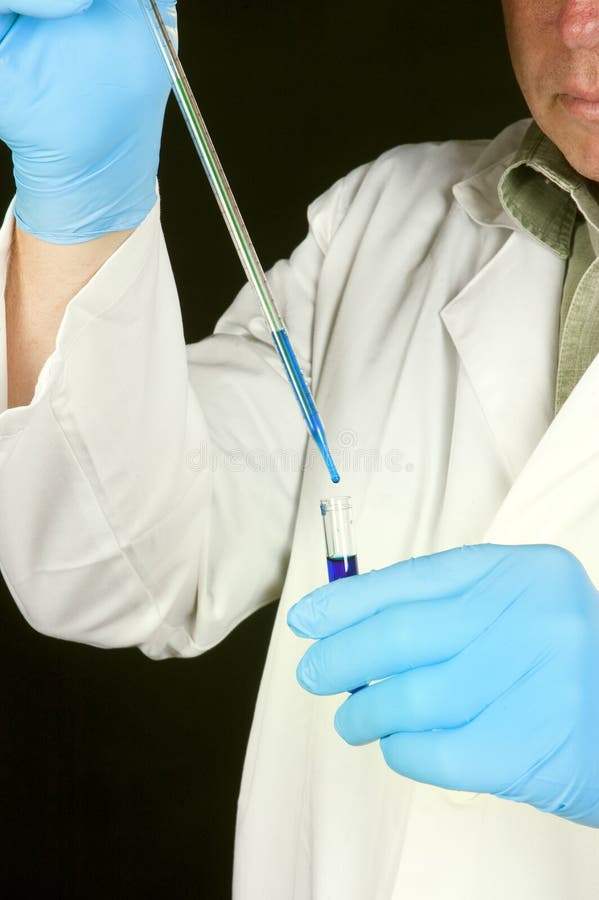 Research Engineer/scientist Stock Photo - Image of looking, studying ...