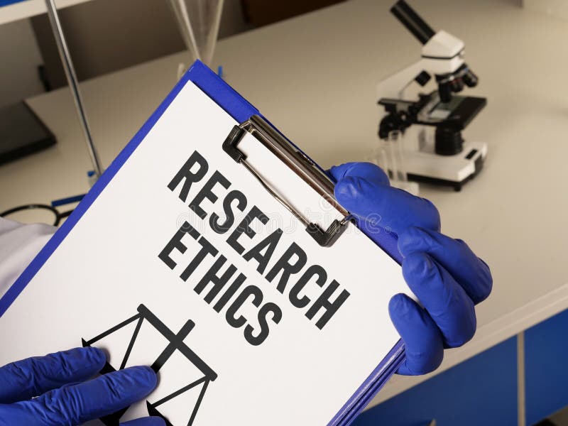 Research Ethics. Scientist and Pharmacist Conducting Chemical Research ...