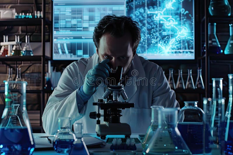 Research, Experiments and Medical Tests are Carried Out by Scientists ...