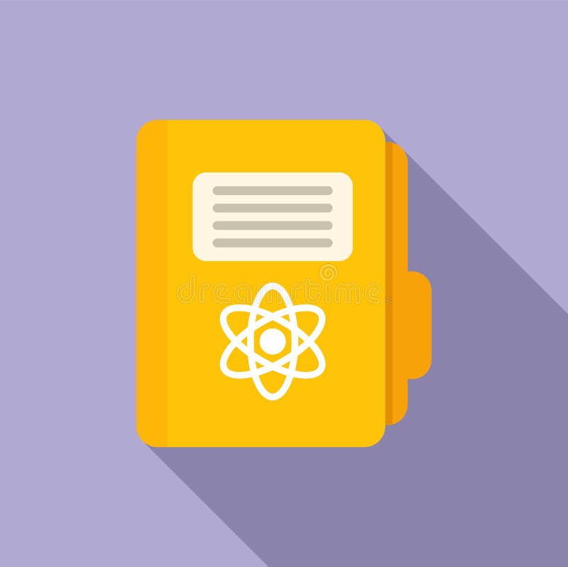 Research Folder Icon Flat Vector. Medical Lab Stock Vector ...