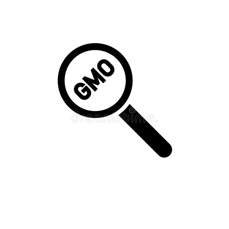 Research Gmo, Scientific Magnifying Glass Solid Flat Vector Icon ...