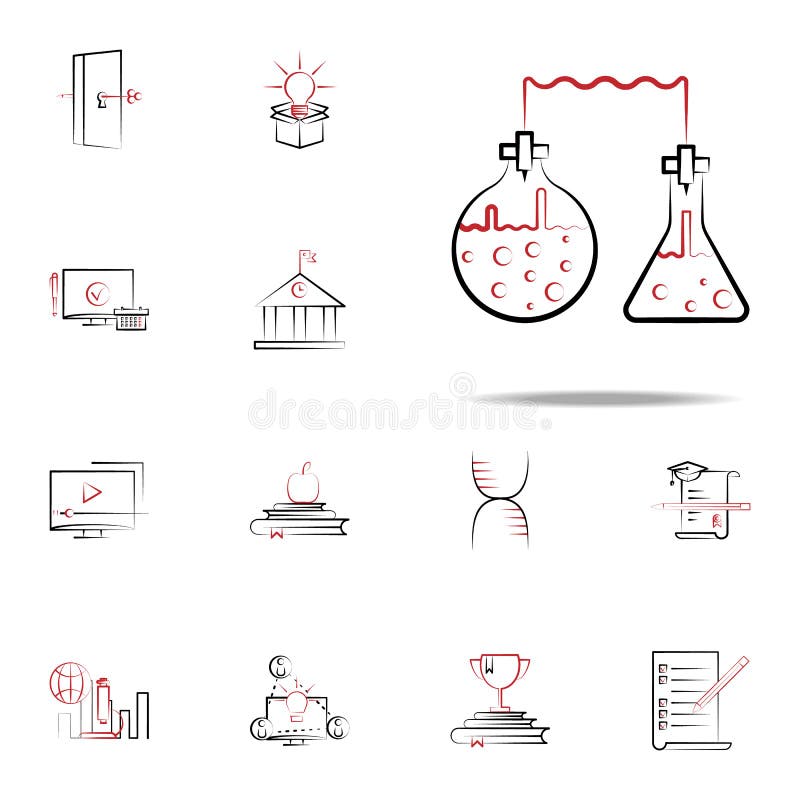 Research Icon. Education Icons Universal Set for Web and Mobile Stock ...
