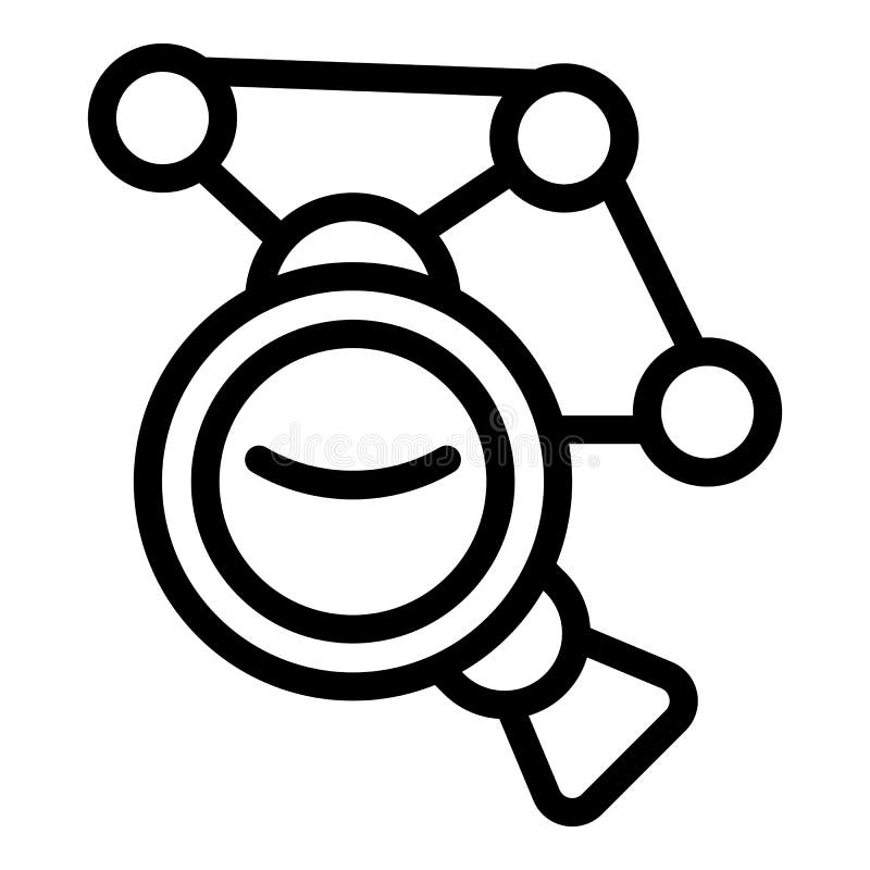 Research Icon Outline Vector. Eco Cycle Stock Vector - Illustration of ...