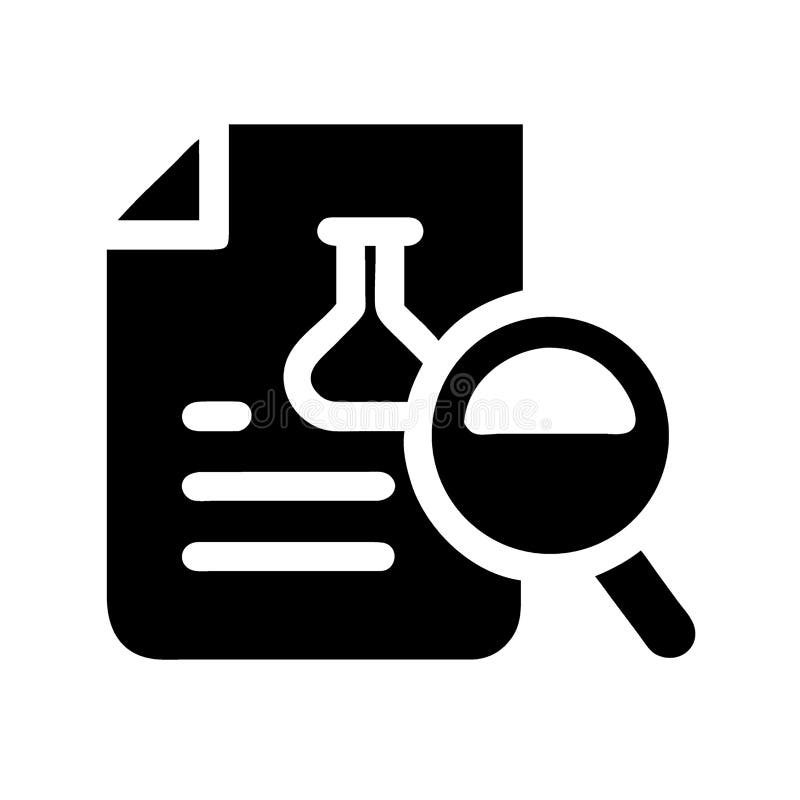Research icon vector stock illustration. Illustration of project ...