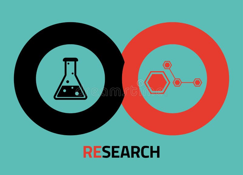 Research Icons for Infographics Stock Vector - Illustration of concept ...