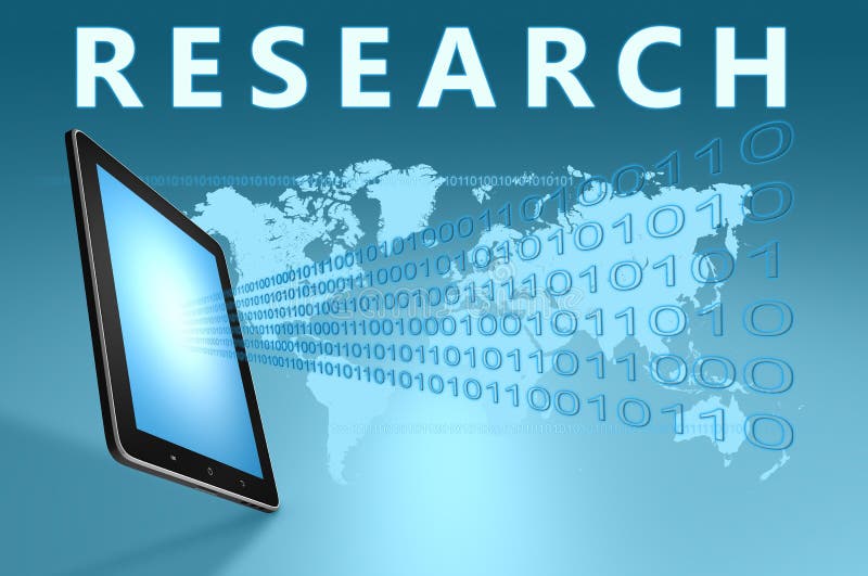 Research Background Design. Stock Illustration - Illustration of ...