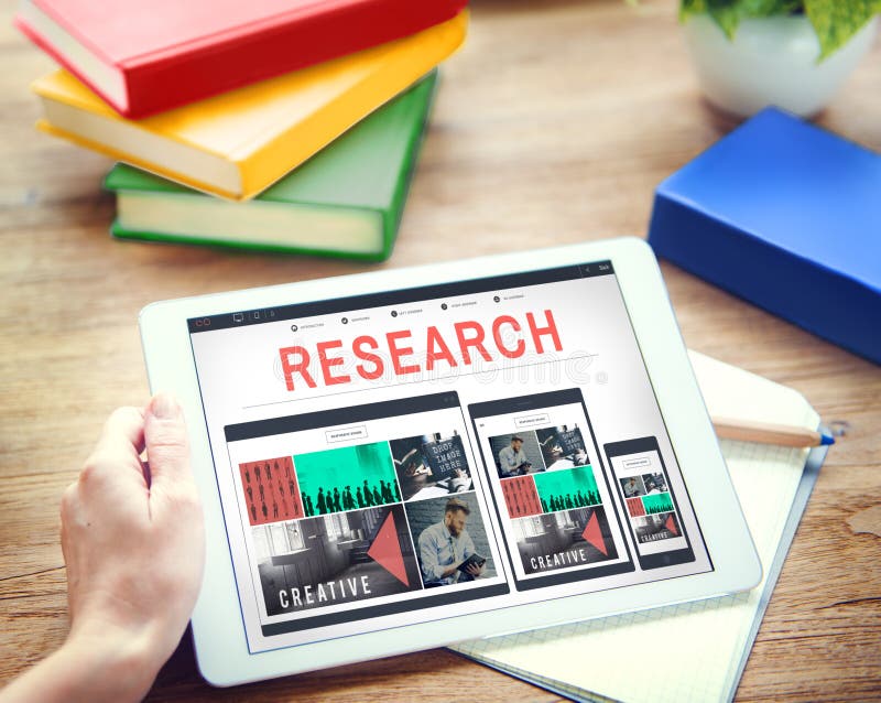 Research Information Knowledge Question Report Concept Stock Photo ...