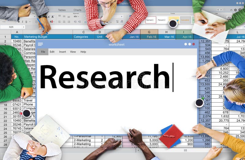 Research Information Knowledge Question Report Concept Stock Photo ...