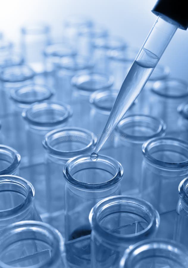 Science Laboratory Test Tubes , Lab Equipment for Research New M Stock ...