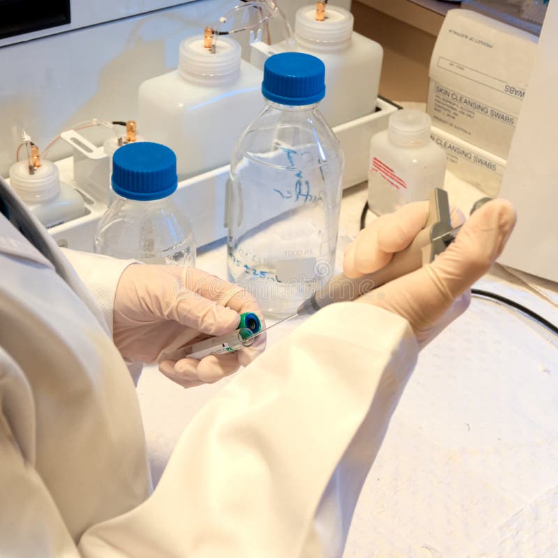 Research Laboratory stock photo. Image of education, beaker - 30641592