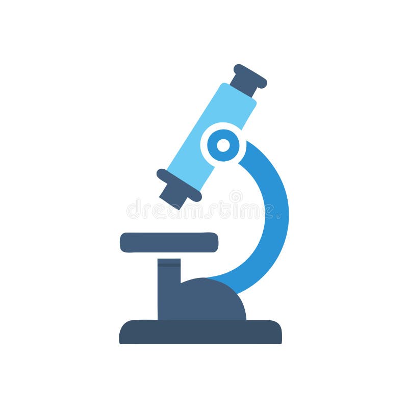 Microscope Icon. Vector Illustration of a Microscope. Hand Drawn ...