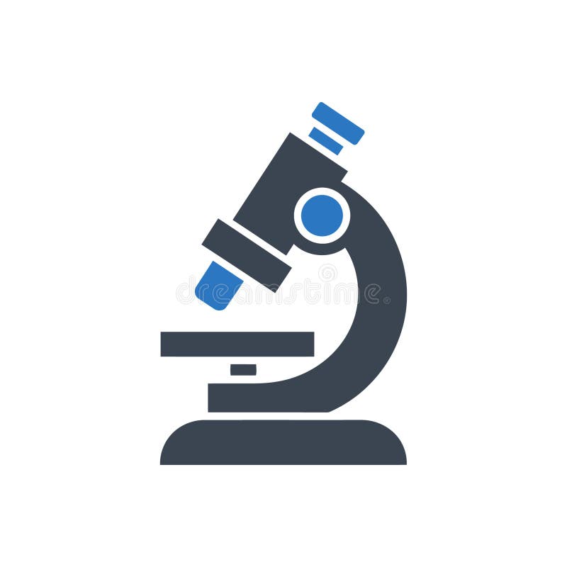Research Microscope Icon stock vector. Illustration of icon - 361528779
