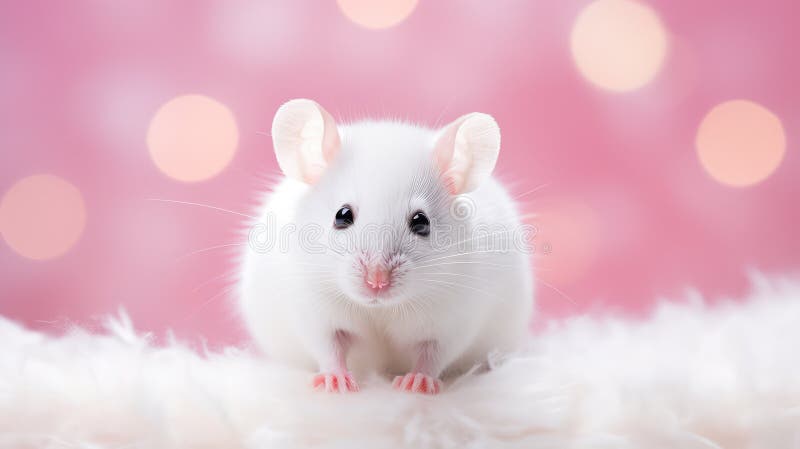 Research Mouse Isolated on White Stock Illustration - Illustration of ...