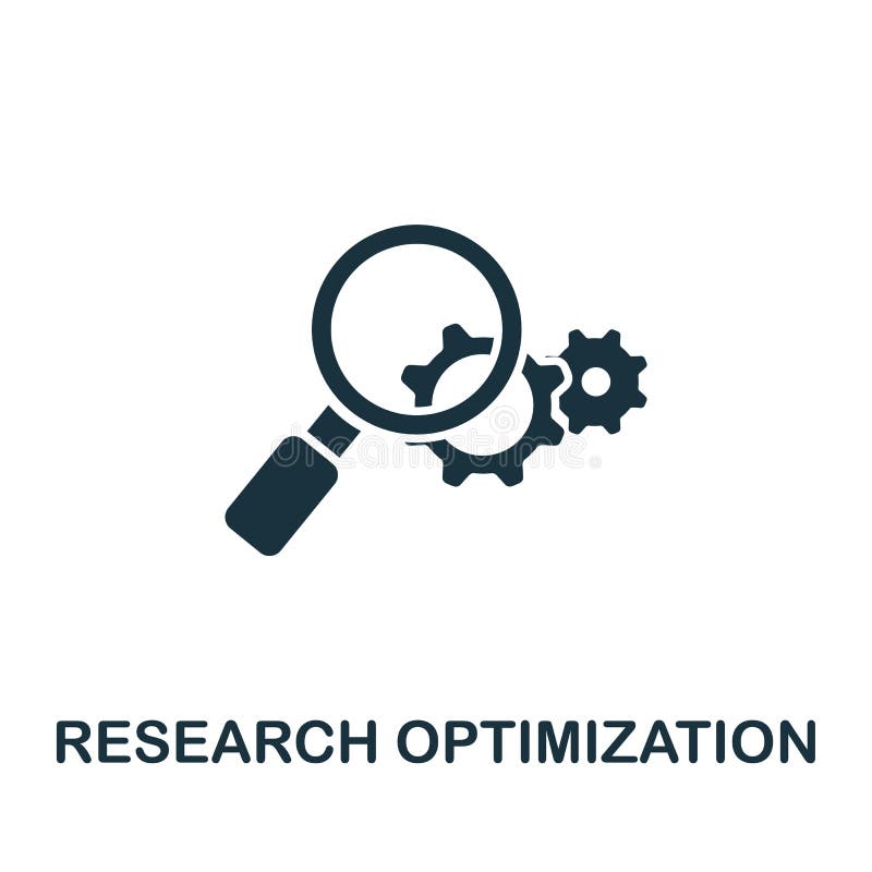 Research Optimization Icon from Seo Collection. Simple Line Research ...