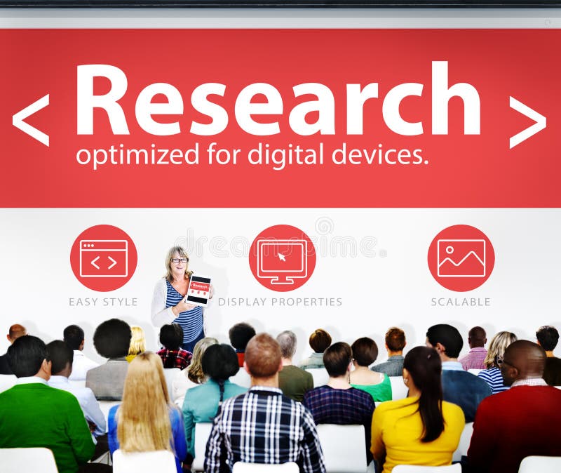 Research Review Analysis Study Search Seminar Conference Concept Stock ...