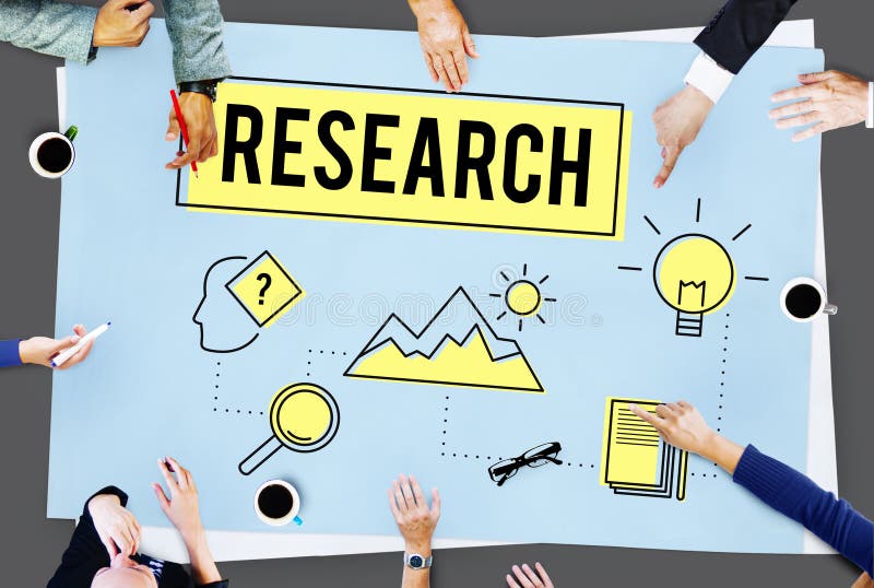 Research Searching Search Study Researcher Concept Stock Photo - Image ...