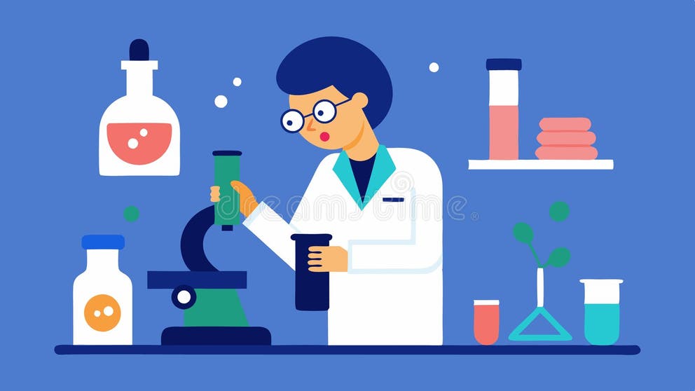 Examining Product Samples Stock Illustrations – 12 Examining Product ...