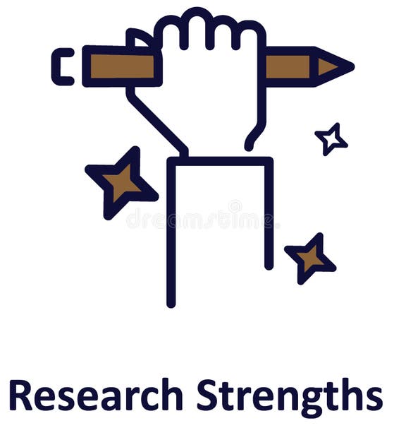 Research Strengths Isolated Vector Icon that Can Easily Modified or ...