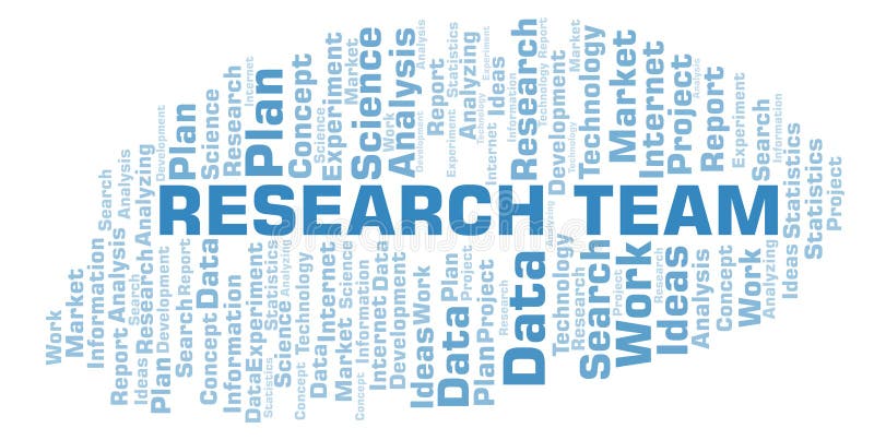Research Team word cloud. stock illustration. Illustration of tagcloud ...