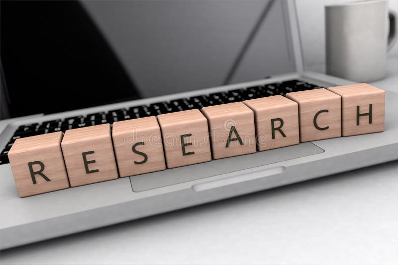 Research text concept stock illustration. Illustration of analyzing ...