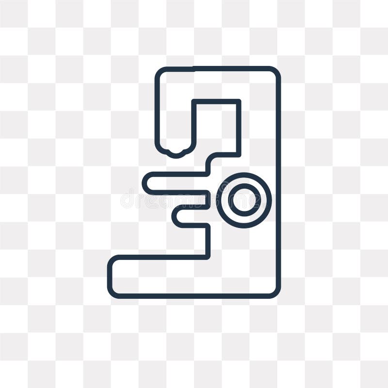 Research Vector Icon Isolated on Transparent Background, Linear Stock ...