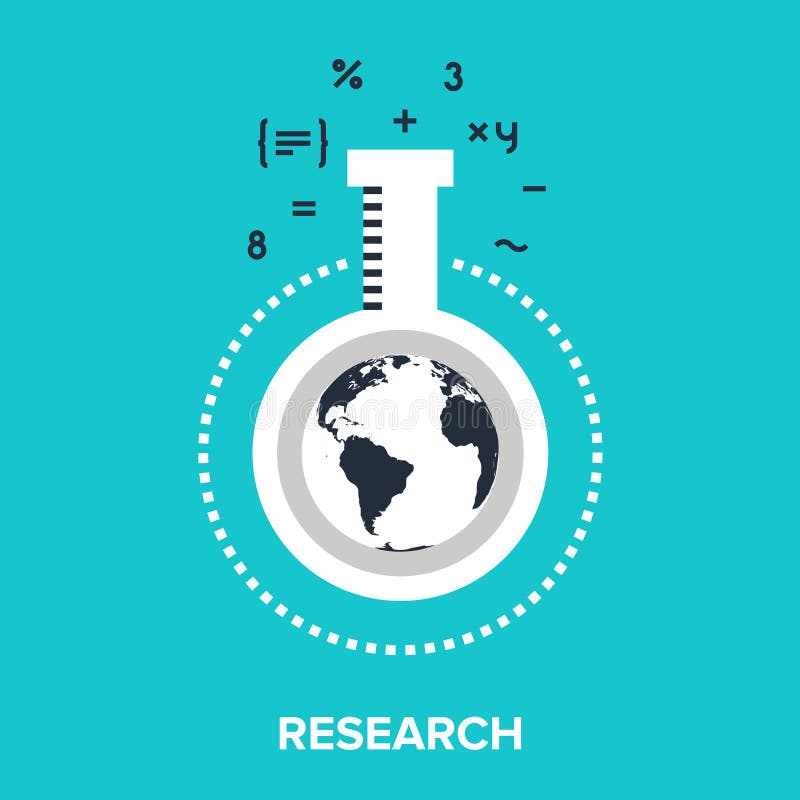 Research Vector Illustration Concept Stock Vector - Illustration of ...